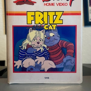 Fritz the Cat Custom VHS Clamshell Slipcover Insert (NO MOVIE) - Etsy