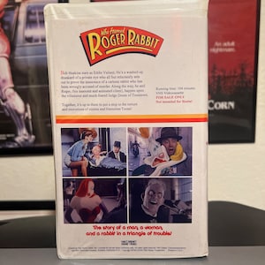 Who Framed Roger Rabbit Custom VHS Slipcase (NO MOVIE) - Etsy