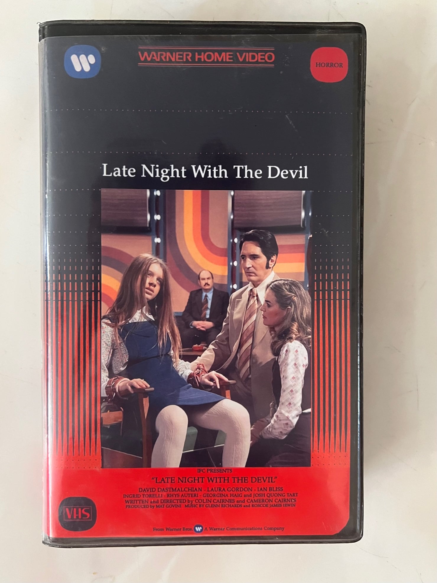 Late Night With the Devil Warner Home Video Custom VHS Slipcover NO MOVIE - Etsy