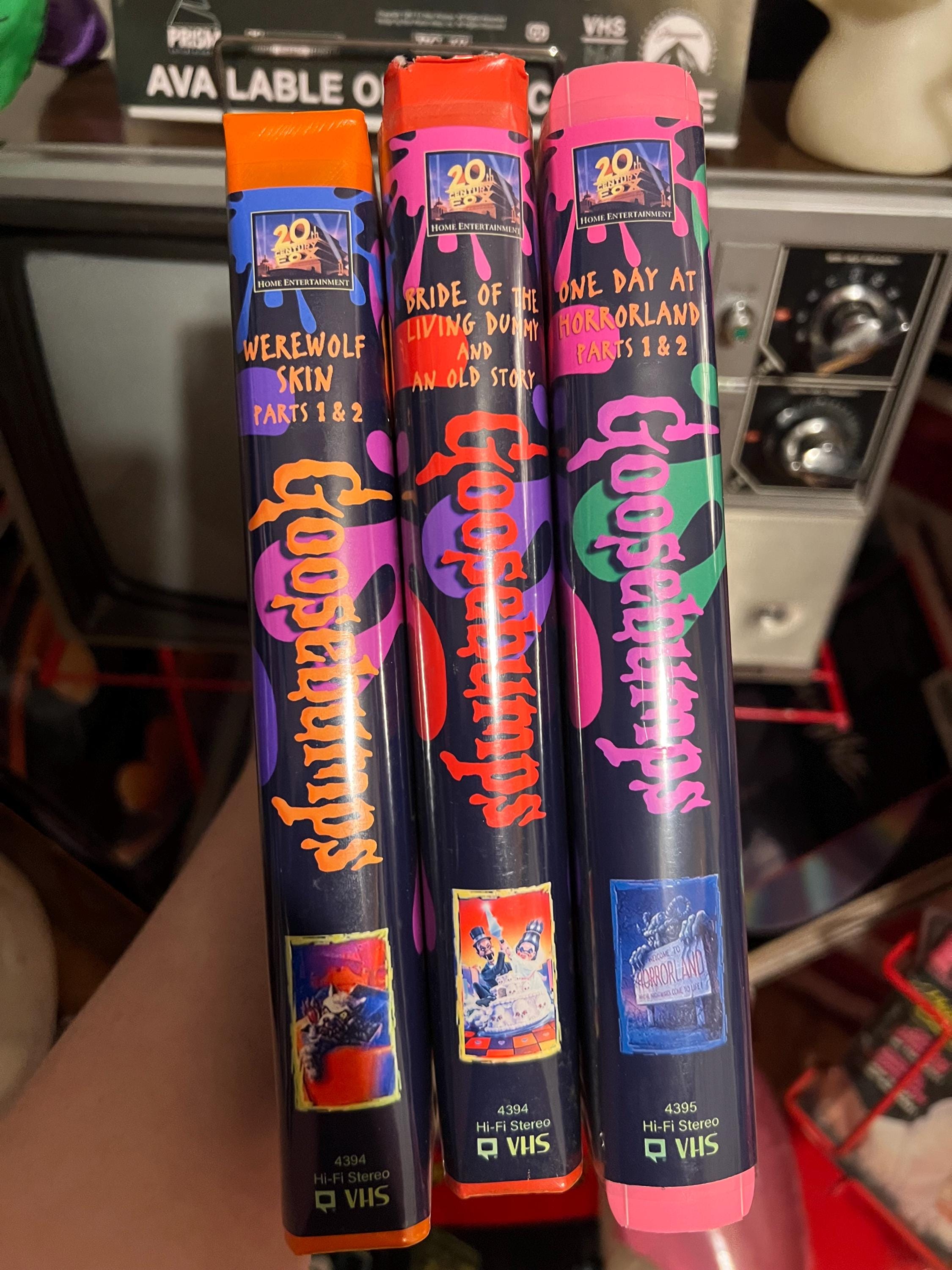 Custom Goosebumps VHS Slip Insert Only (no Cases) / Horrorland ...