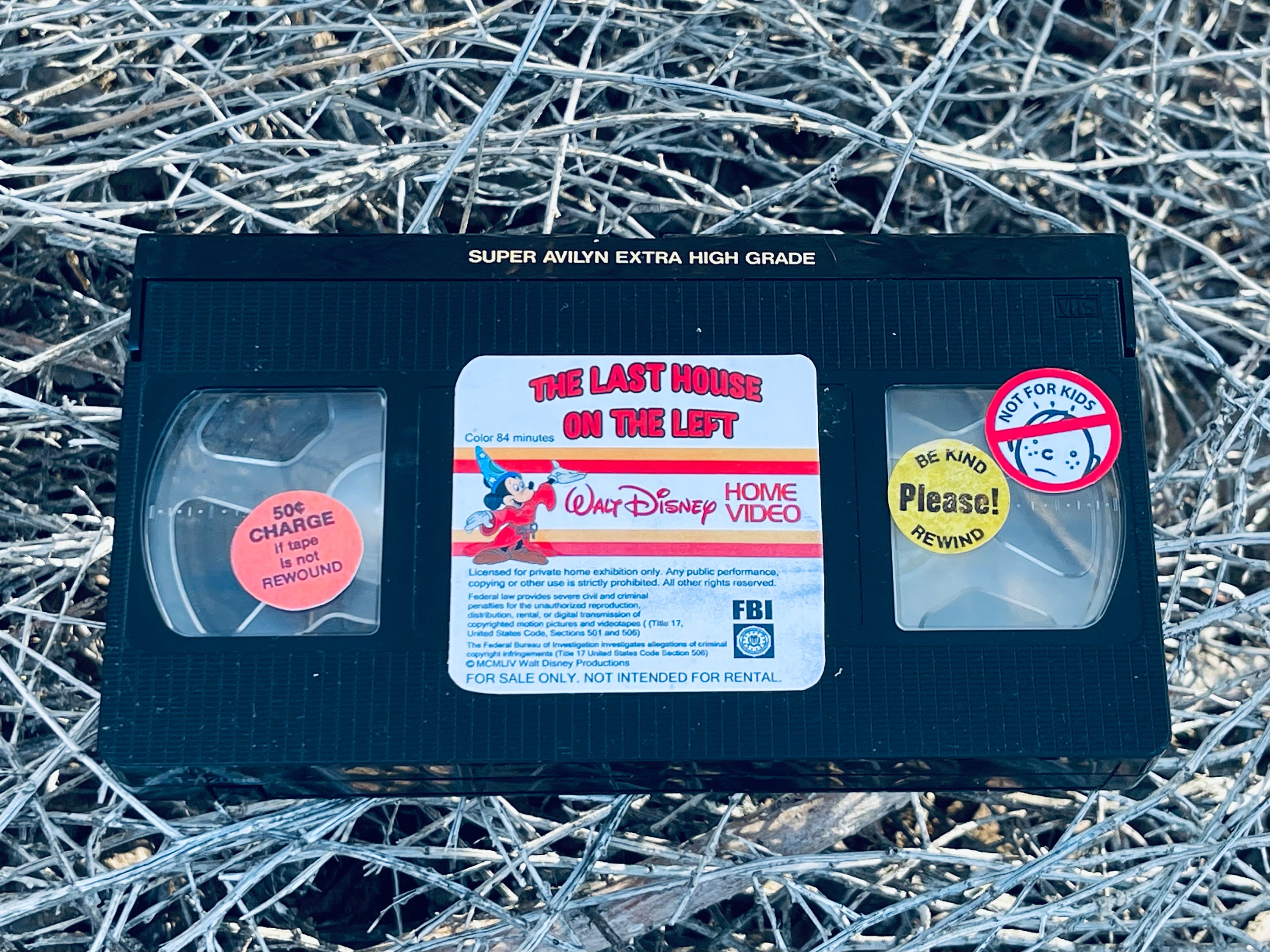 The Last House on the Left Custom VHS Video Clamshell Art and Tape Label Wes Craven Horror Movie ...