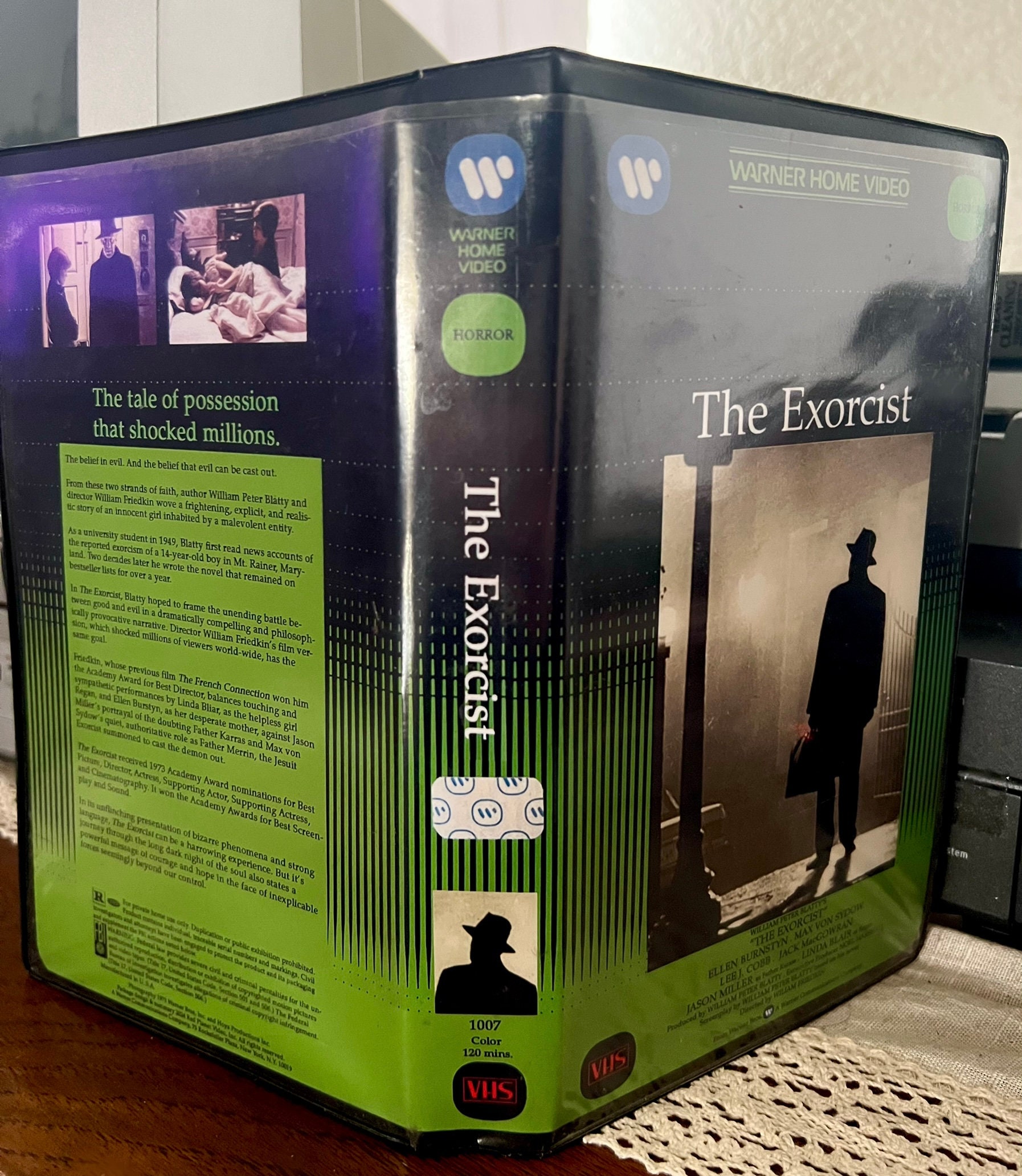 The Exorcist (1973) Custom VHS Slipcover REPLICA (no Movie) - Etsy