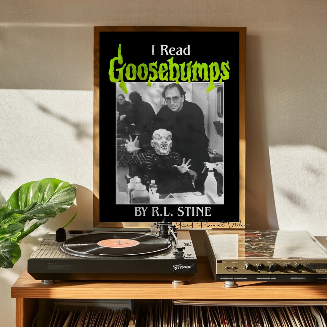 Custom I Read Goosebumps by R.L. Stine Art Print - Etsy