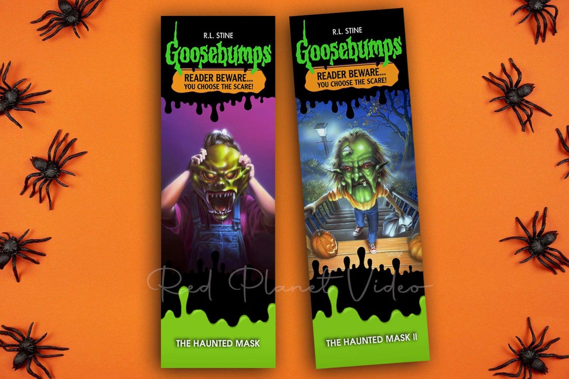 R.L. Stine Goosebumps Custom Bookmarks - Etsy