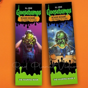 R.L. Stine Goosebumps Custom Bookmarks - Etsy
