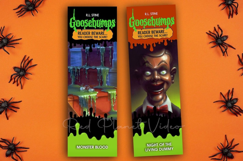 R.L. Stine Goosebumps Custom Bookmarks - Etsy