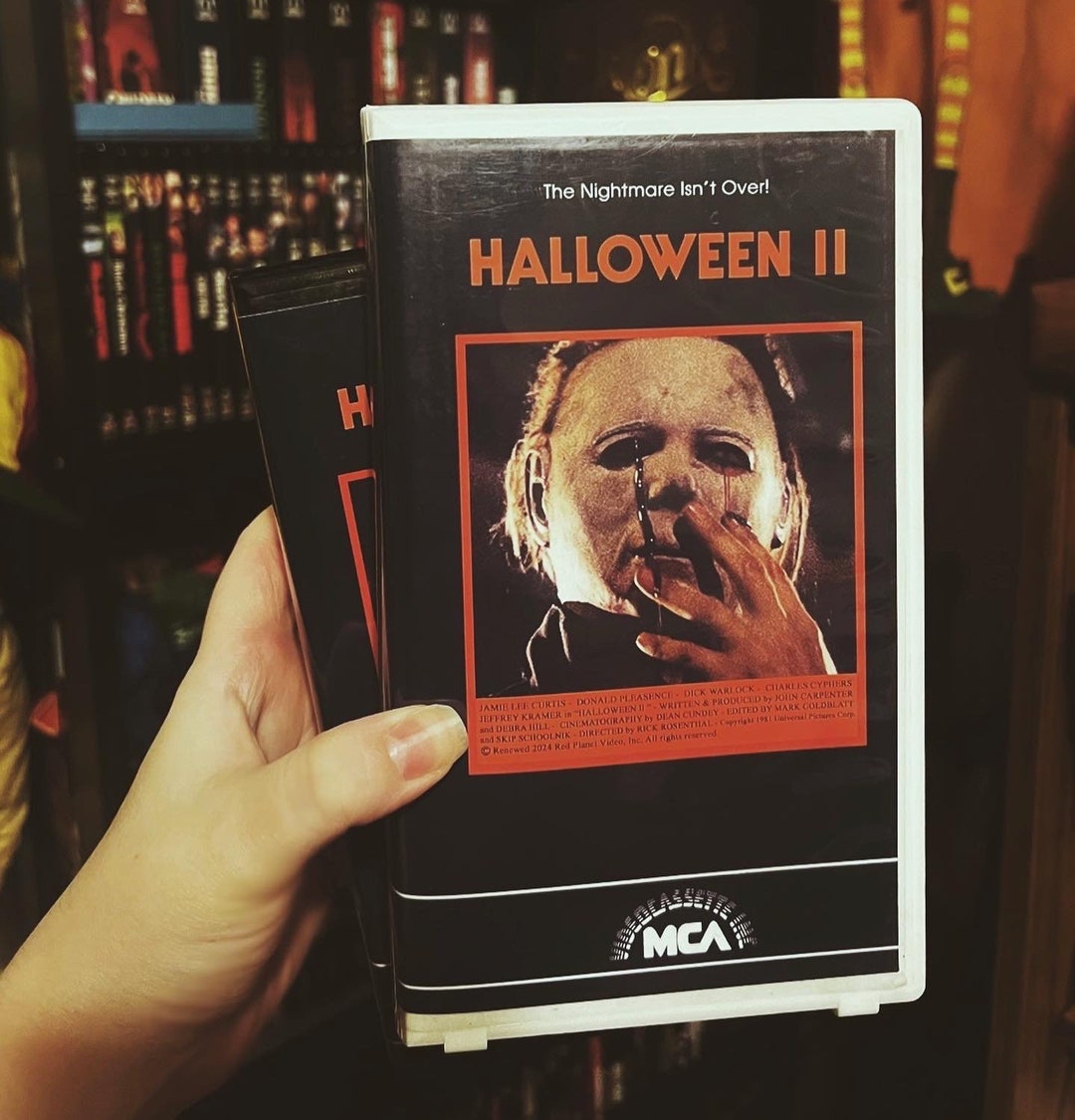 Custom Halloween 2 VHS Slipcover - Etsy