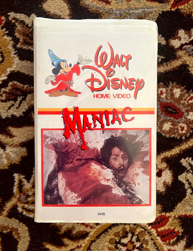 Maniac (1980) Custom VHS Clamshell Case (NO MOVIE) - Etsy