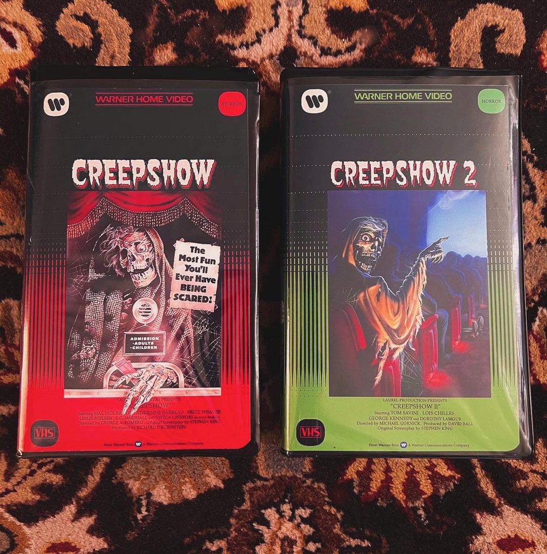 Stephen King Creepshow and Creepshow Custom VHS Slipcovers (NO MOVIE ...