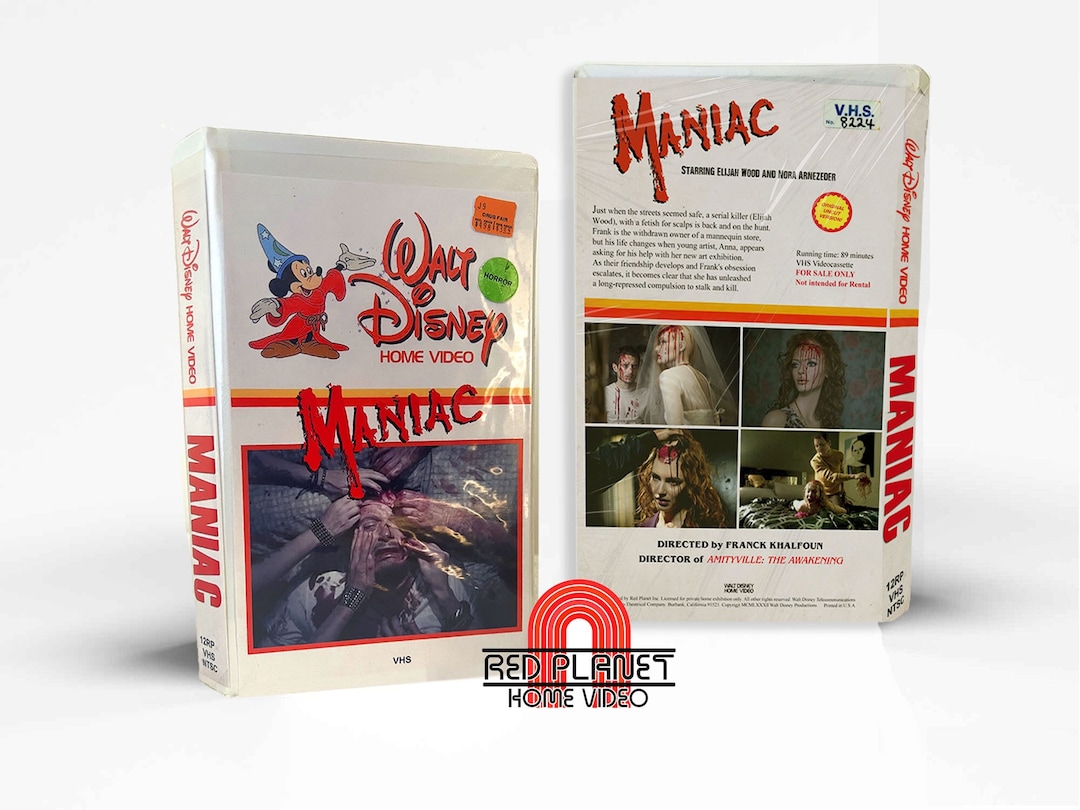 MANIAC (2012) VHS Clamshell Custom Slipcover - Etsy