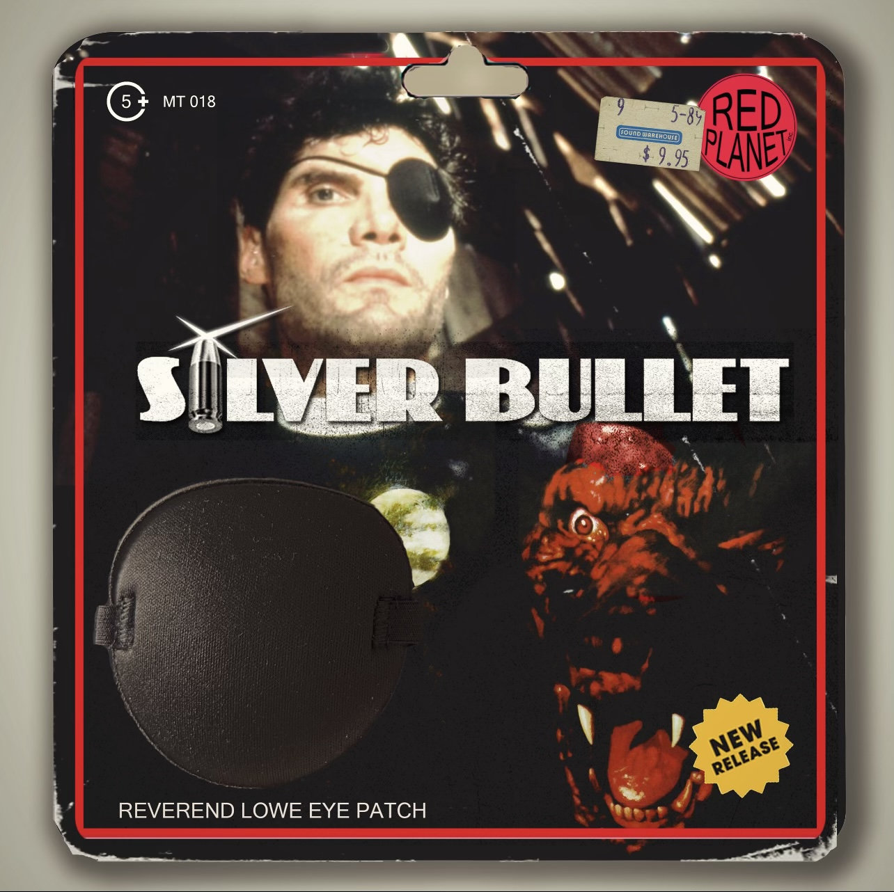 Stephen Kings Silver Bullet Reverend Lester Lowe Eyepatch Prop Replica ...