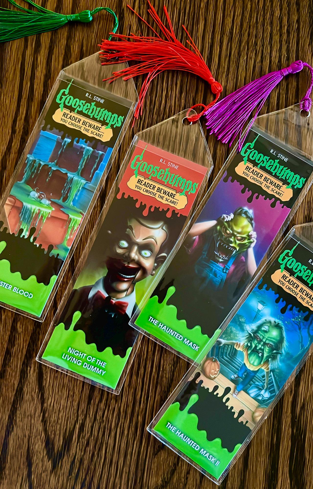 R.L. Stine Goosebumps Custom Bookmarks - Etsy