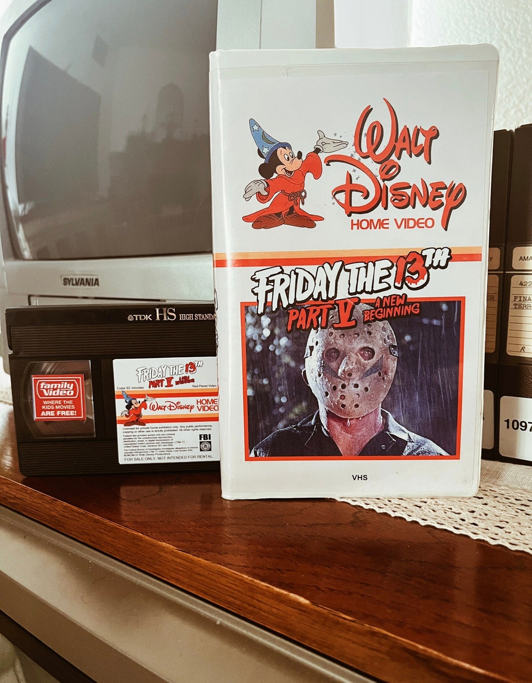 Friday the 13th Part 5 A New Beginning Custom VHS Clamshell Slipcover ...