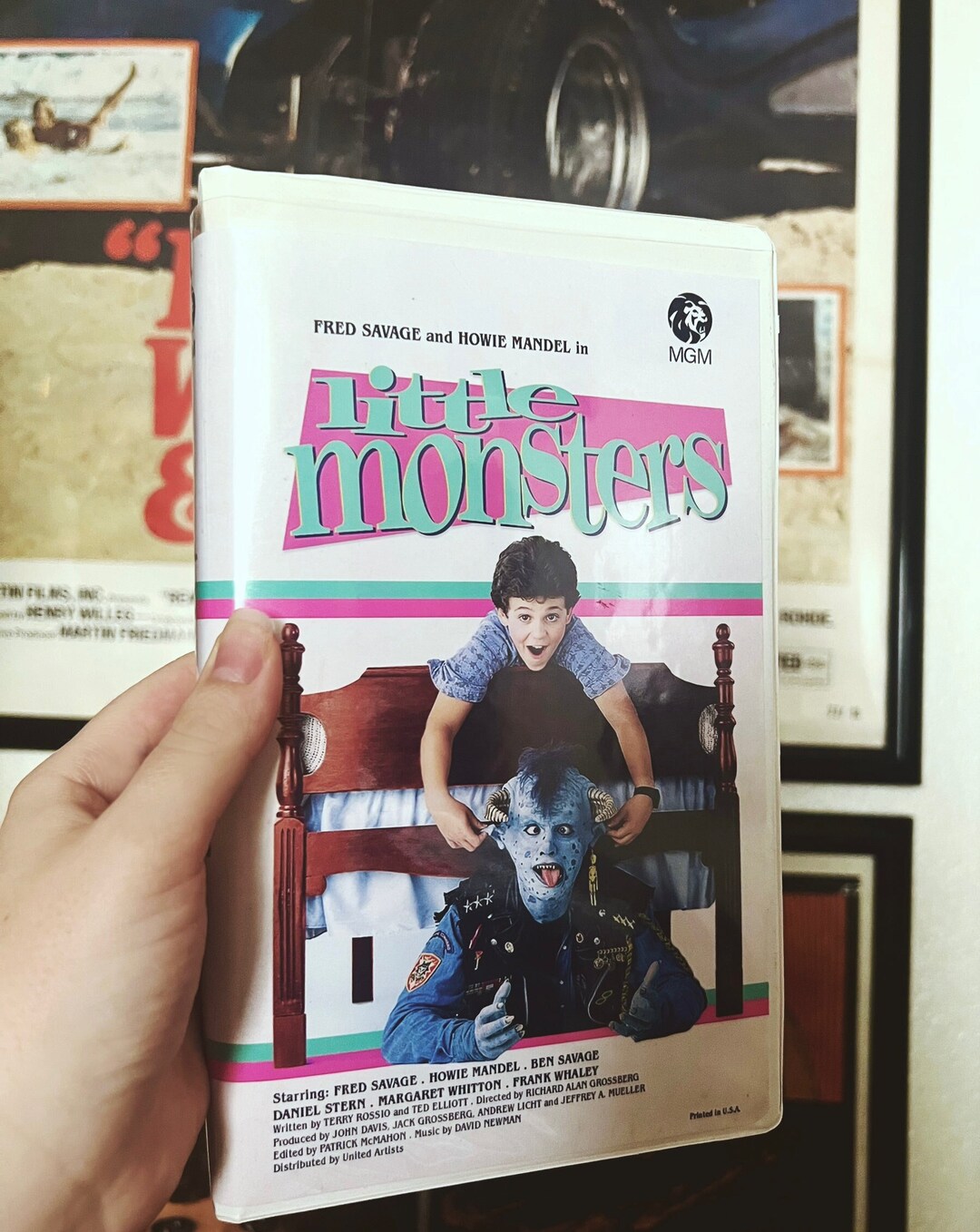 Custom VHS Slipcover of Little Monsters (1989) - Etsy
