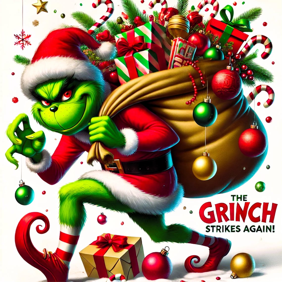 Grinch PNG High Resolution Digital Art Pack With Funny Grinch Sayings ...