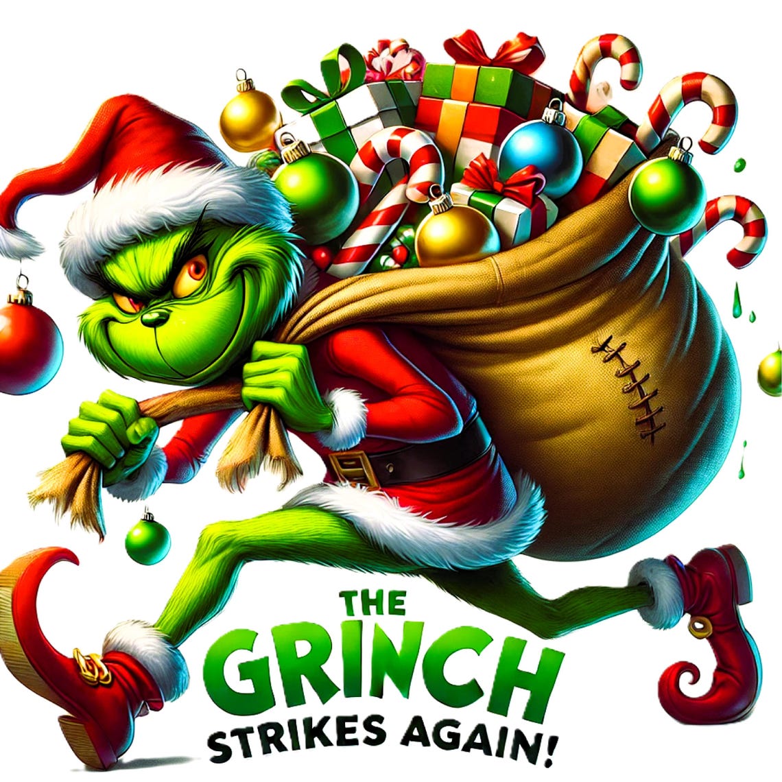 Grinch PNG High Resolution Digital Art Pack With Funny Grinch Sayings ...