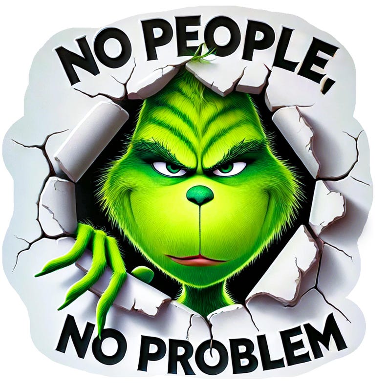 Grinch Santa PNG Clipart: Whimsical Christmas Art (digital Download) - Etsy