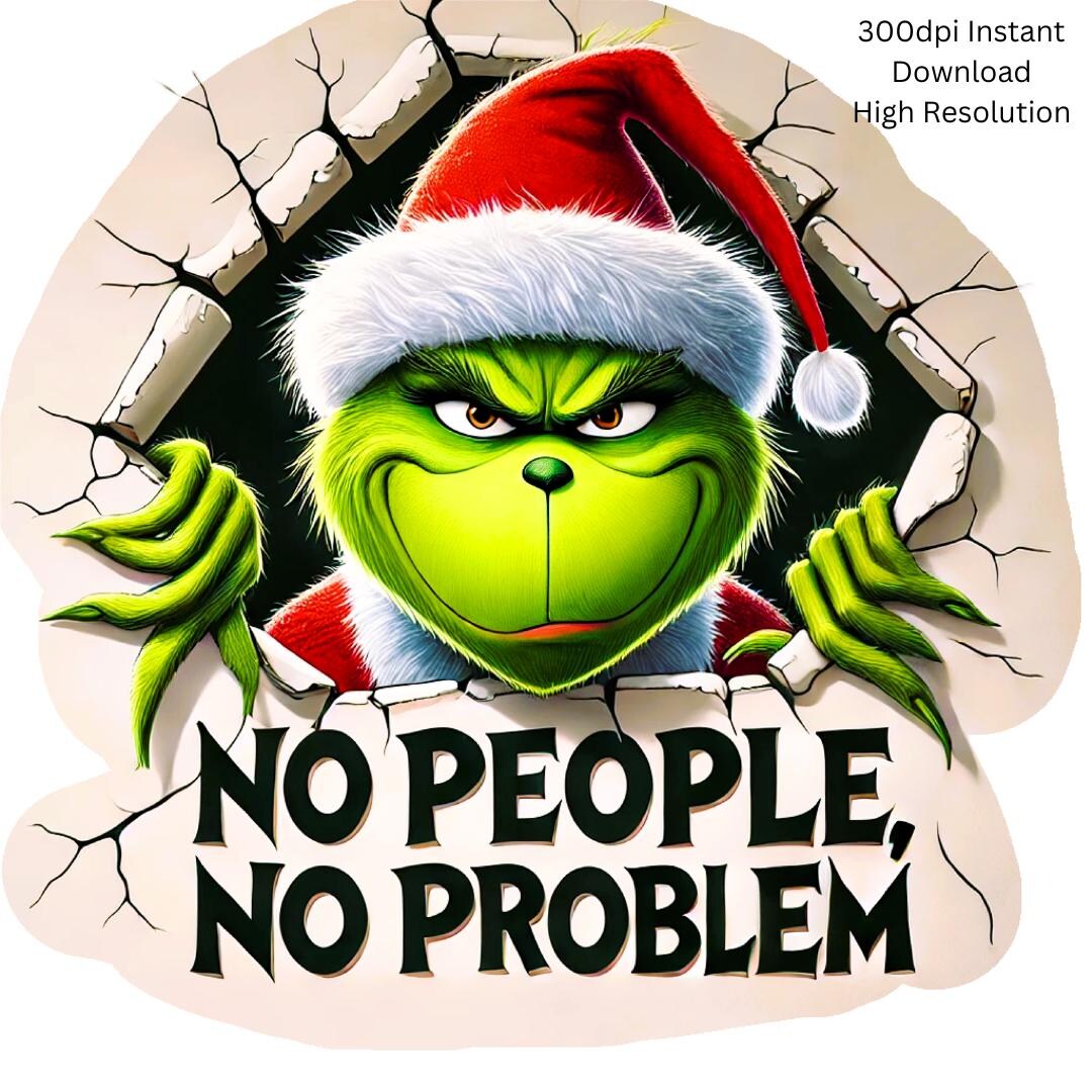 5 Grinch Santa PNG Clipart | Christmas Grinch Art & Digital Prints ...