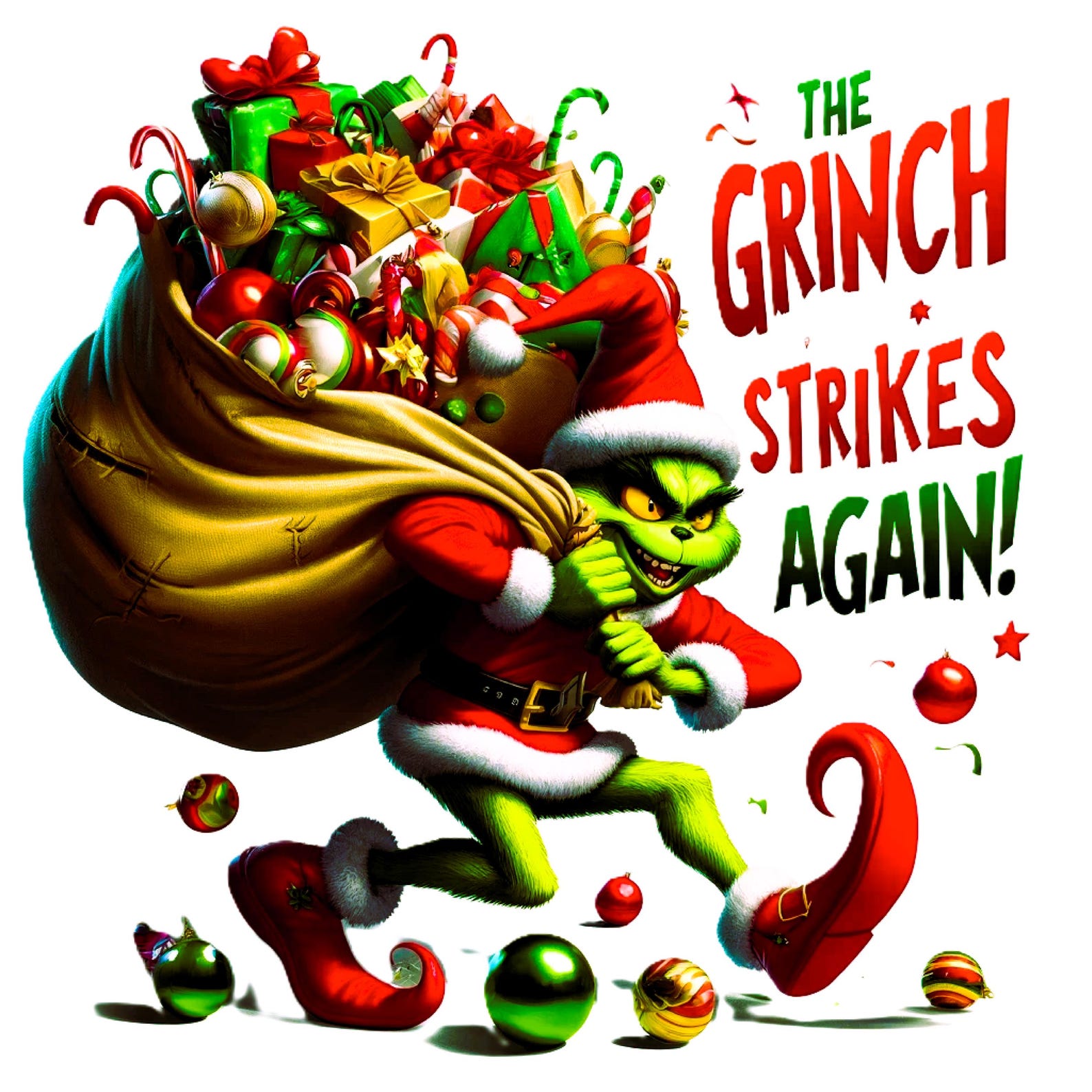 Grinch PNG High Resolution Digital Art Pack With Funny Grinch Sayings ...