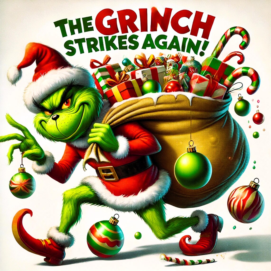 Grinch PNG High Resolution Digital Art Pack With Funny Grinch Sayings ...
