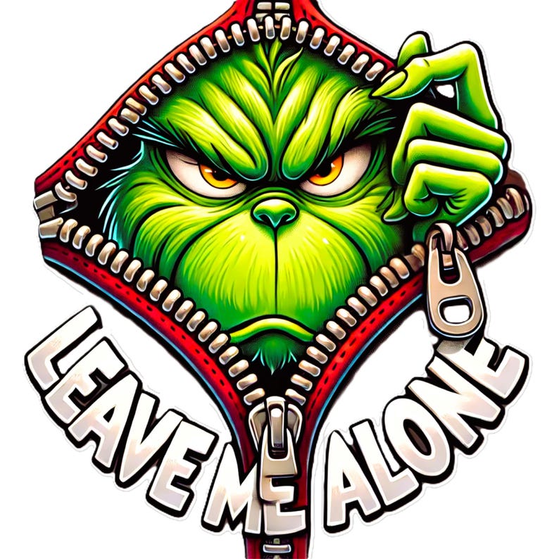 5 Premium Grinch Christmas Clipart | Santa Grinch PNG | Whimsical ...