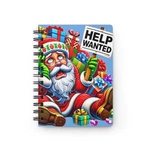 Santa PNG Help Wanted Digital Art High Resolution Funny Christmas ...