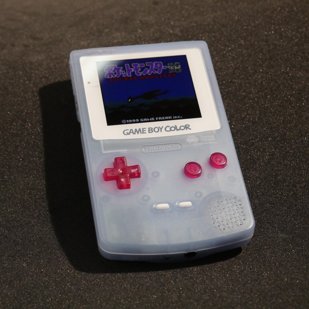 Gameboy Color- IPS LCD 2.0 FP - Rechargeable Battery - Candy Blue - Etsy