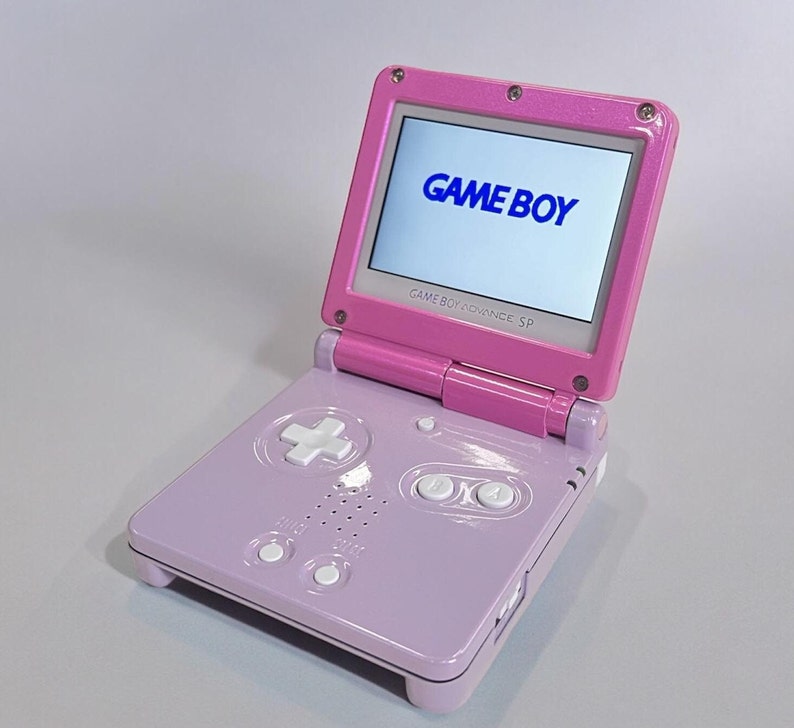 Gameboy Advance SP - IPS 3.0 FP - Pearl Pink Mew - Etsy