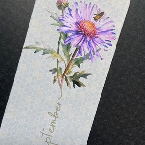 September Birth Flower Bookmark: Morning Glory Birthday Gift - Etsy
