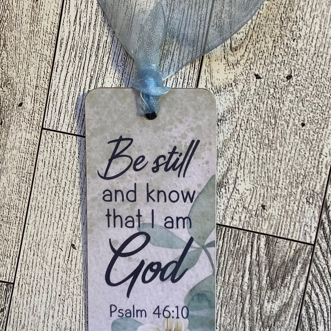 Be Still and Know Bookmark | Be Still and Know I’m God | Christian ...