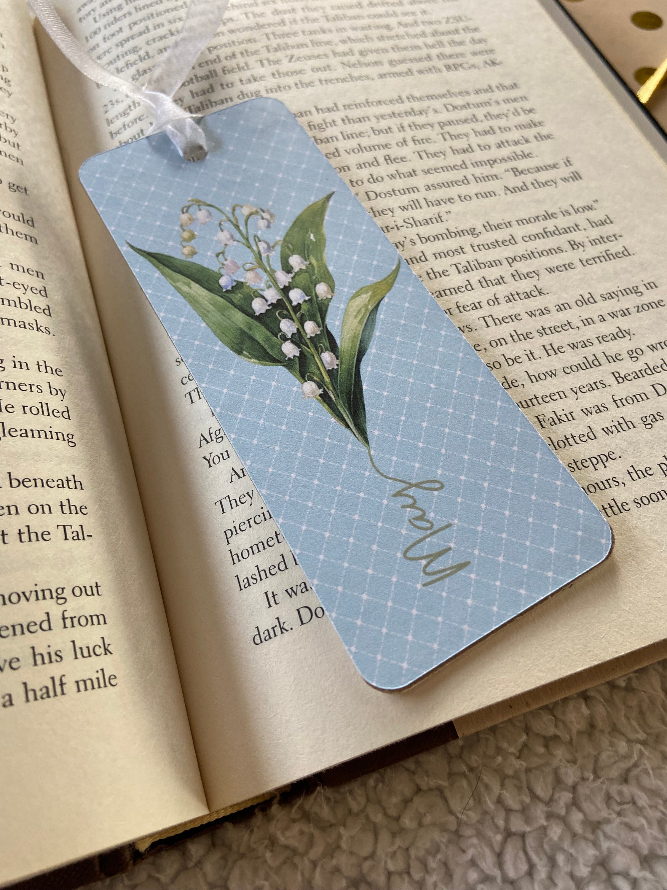 May Birth Flower Bookmark Birth Flower Bookmark Lily of the ...