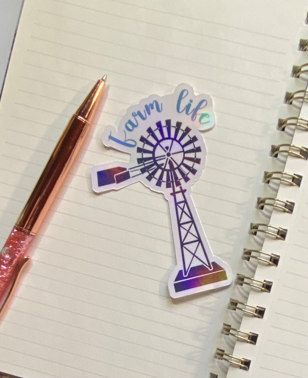 Farm Windmill Sticker Farm Life Sticker Farmhouse Sticker Farm Life ...