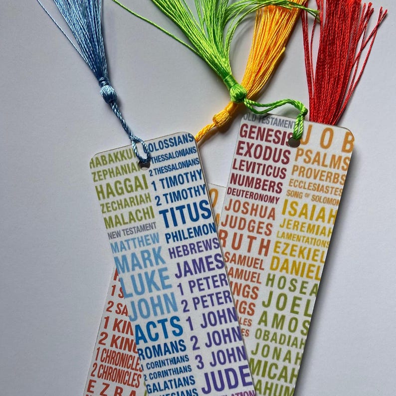 Books of the Bible Bookmark: Old & New Testament (digital Download) - Etsy