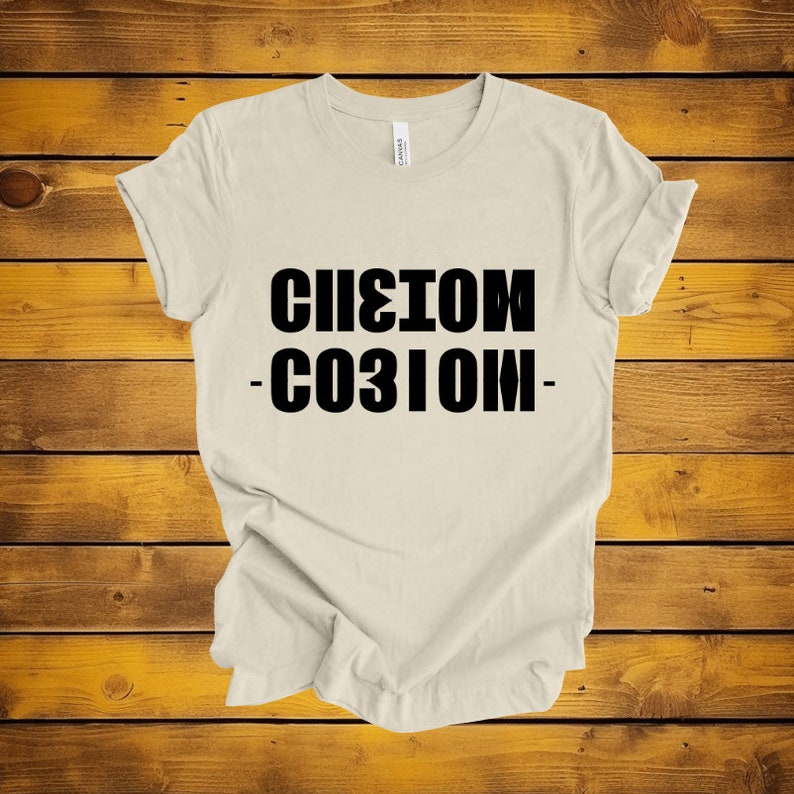 Custom Hidden Message T-shirt: Secret Fold Code Tee - Etsy