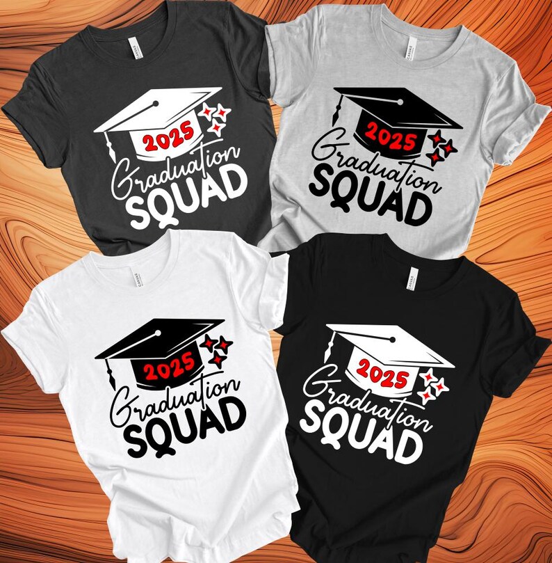 Class of 2025 Graduation Squad Shirts - Senior Grad Gift, Funny ...