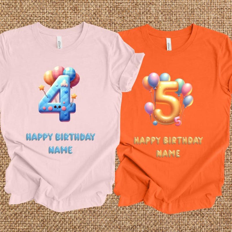Custom Birthday Shirt - Etsy