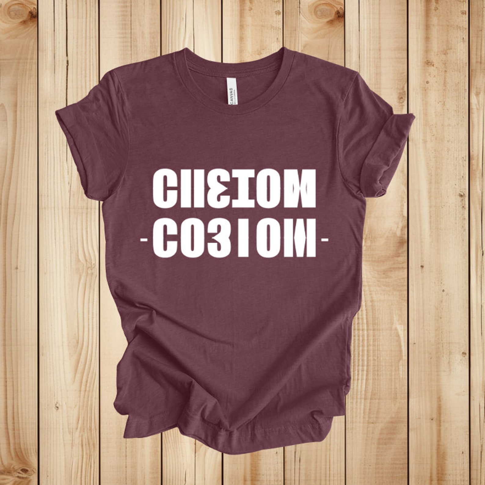 Custom Hidden Message T-shirt: Secret Fold Code Tee - Etsy