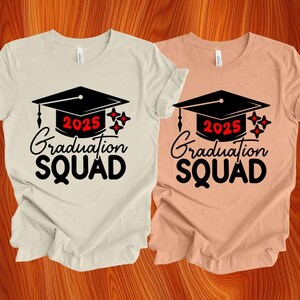 Class of 2025 Graduation Squad Shirts - Senior Grad Gift, Funny ...