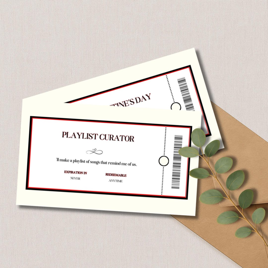 Valentine's Love Coupons | Editable Template | Digital Download - Etsy ...