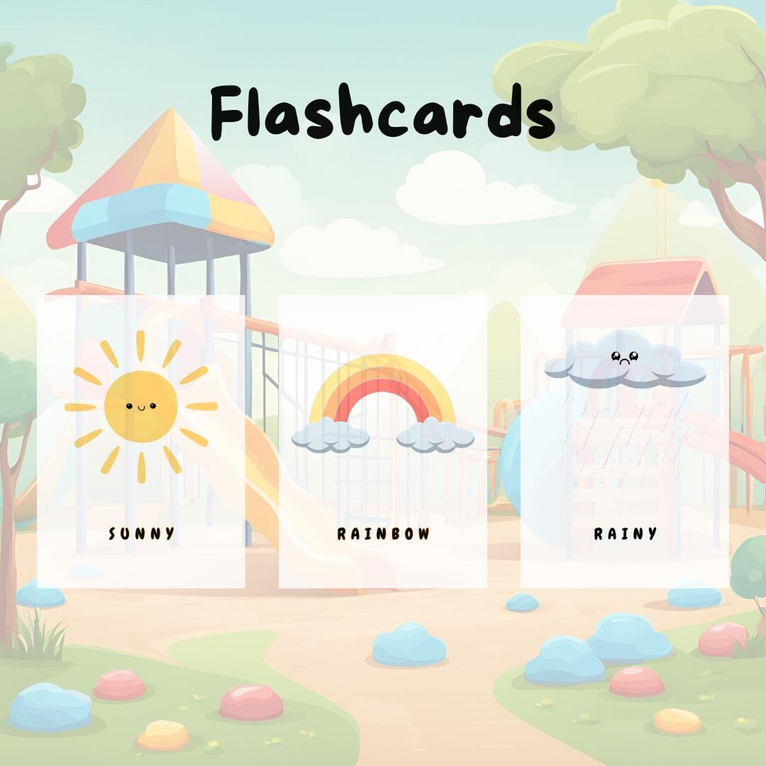 Educational Flashcards | Editable Flashcards for Kids | Printable ...