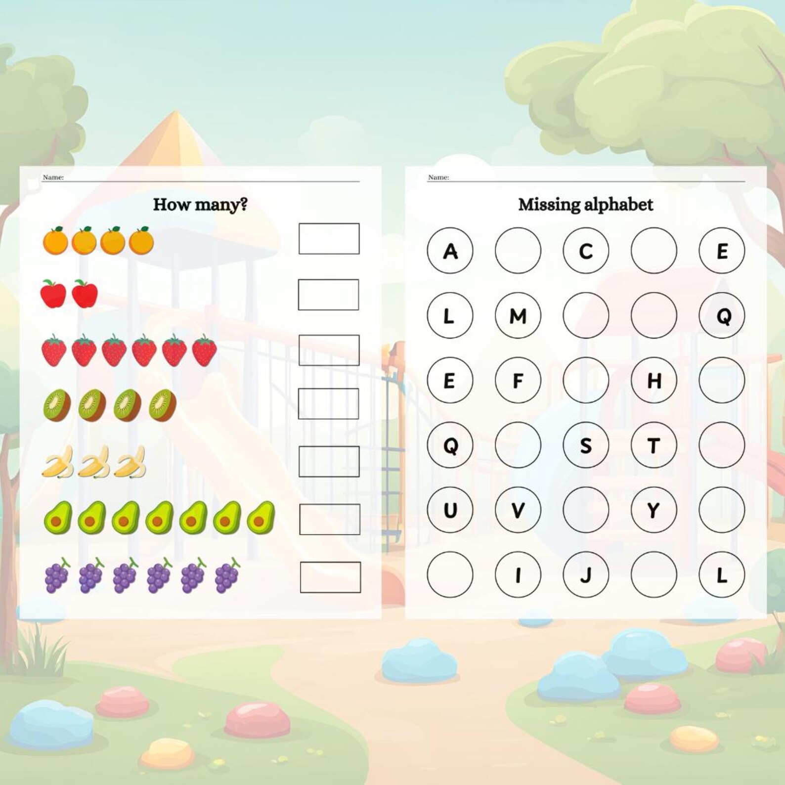 Busy Book Printable | Toddler Learning Templates | Preschool Activities ...