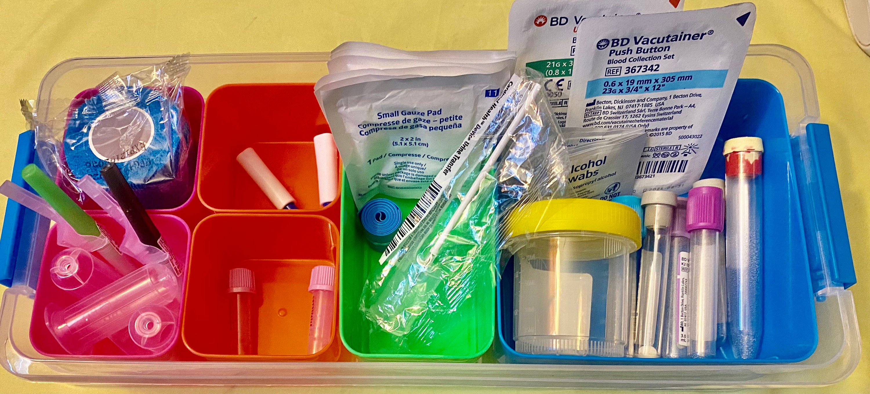 Phlebotomy Skills Check off Kit Venipuncture Butterfly, Straight Needle ...