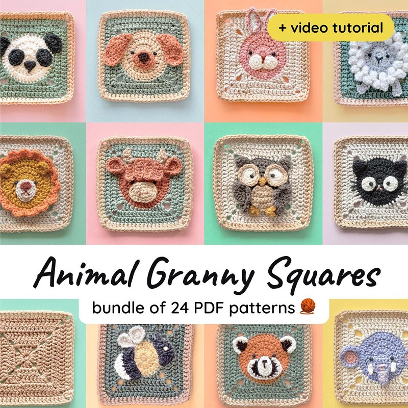 Granny Square Gift Kit - 60+ Gift Ideas for 2025
