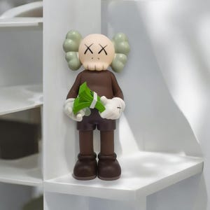 KAWS Inspired Money Counting Statue Modern Art Decor, Hypebeast Figure ...