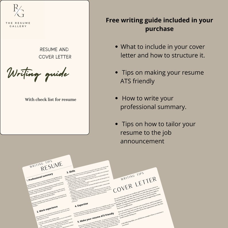 Resume Templates for Word and Docs, Resume With Picture, Resume ...