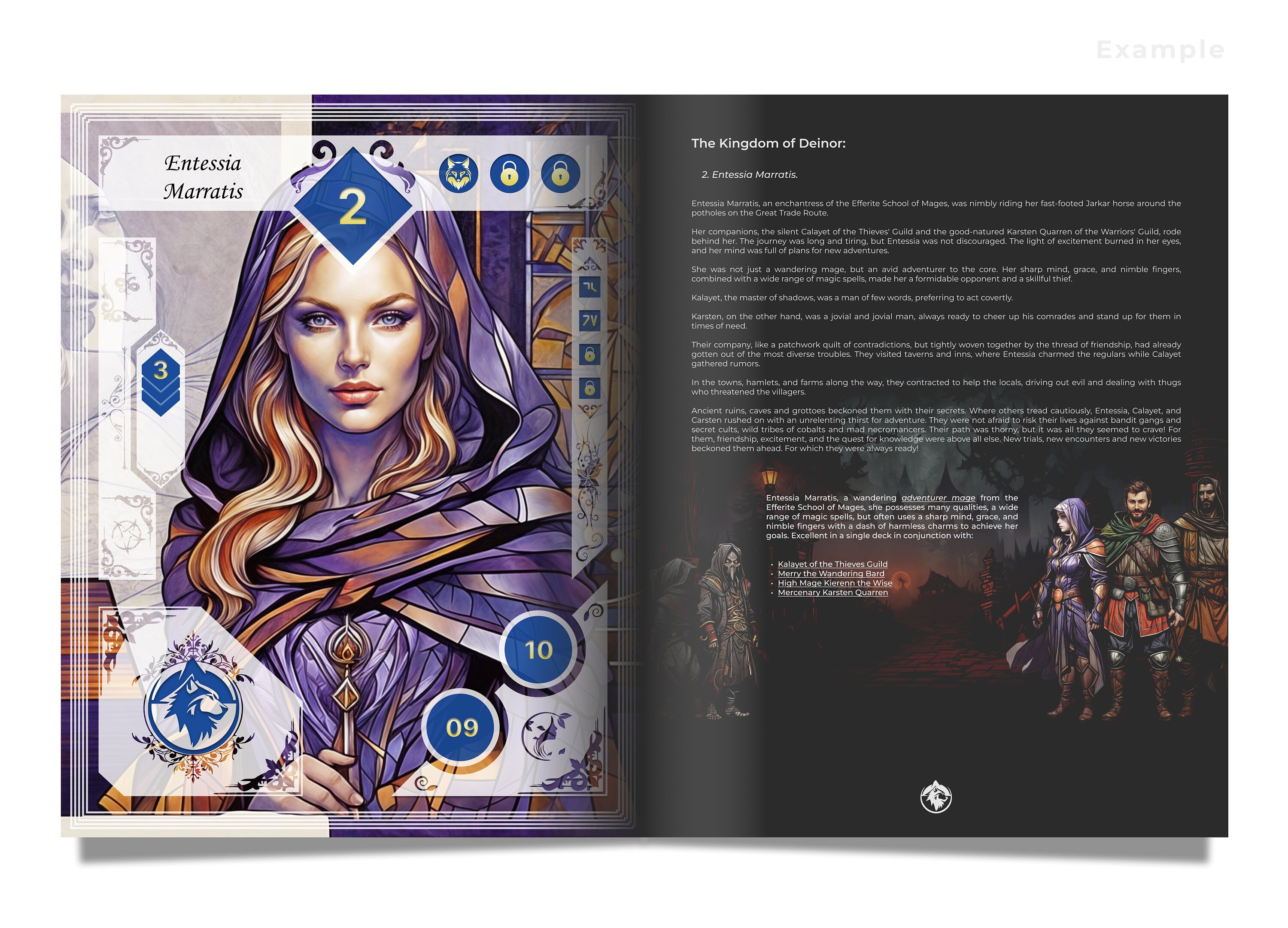 Fantasy Card Game, Tabletop Collectible Card Game, Hero Card Templates ...
