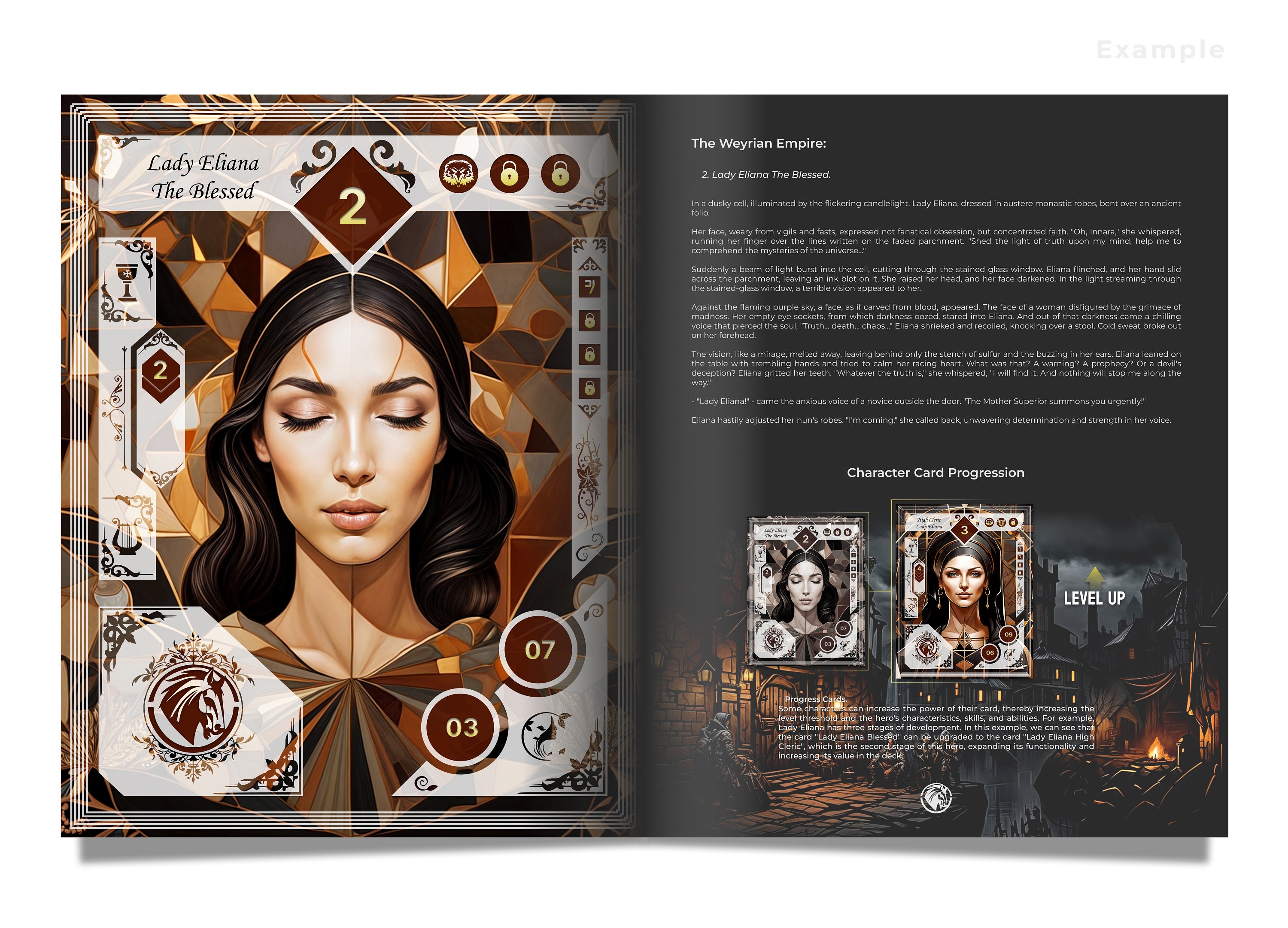 Fantasy Card Game, Tabletop Collectible Card Game, Hero Card Templates ...