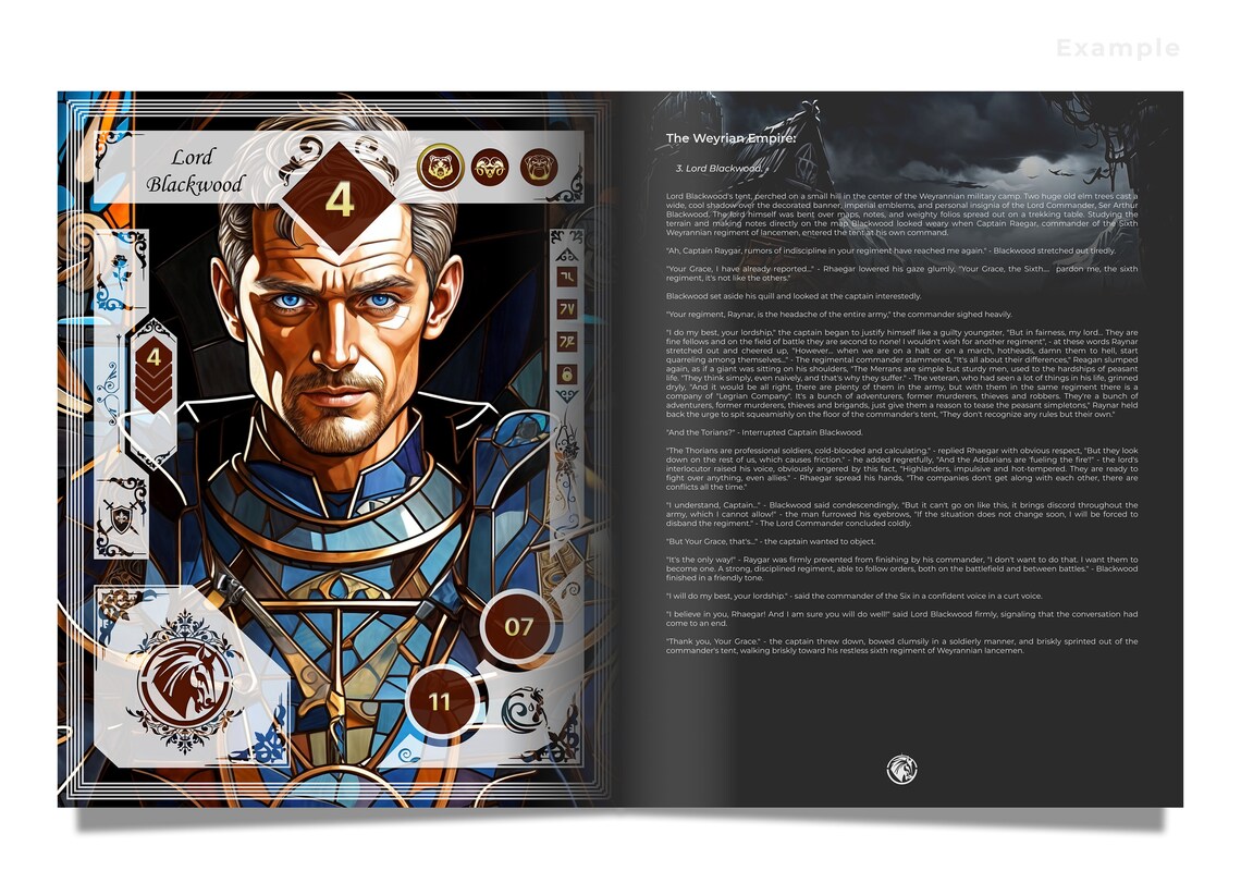 Fantasy Card Game, Tabletop Collectible Card Game, Hero Card Templates ...