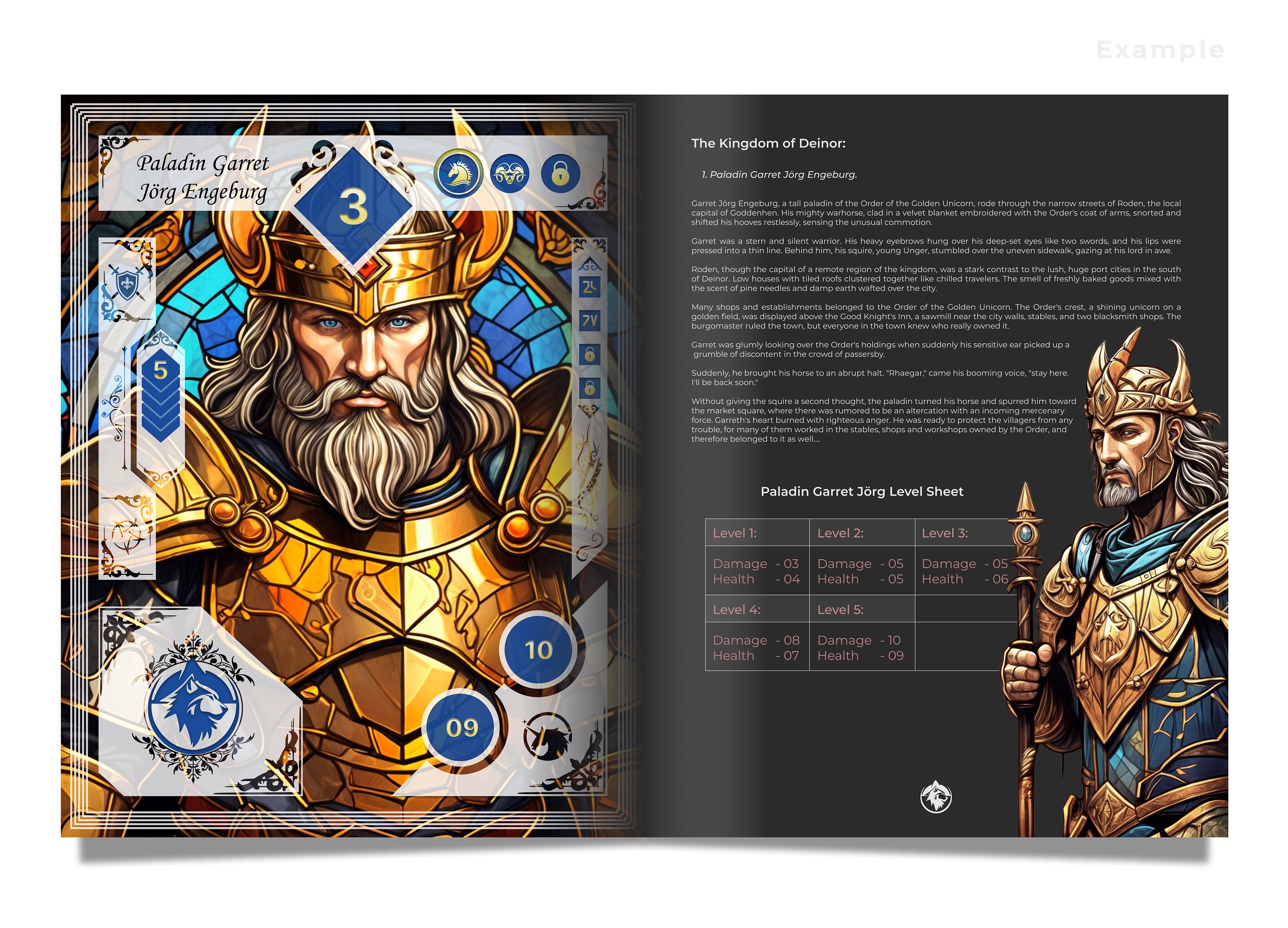 Fantasy Card Game, Tabletop Collectible Card Game, Hero Card Templates ...