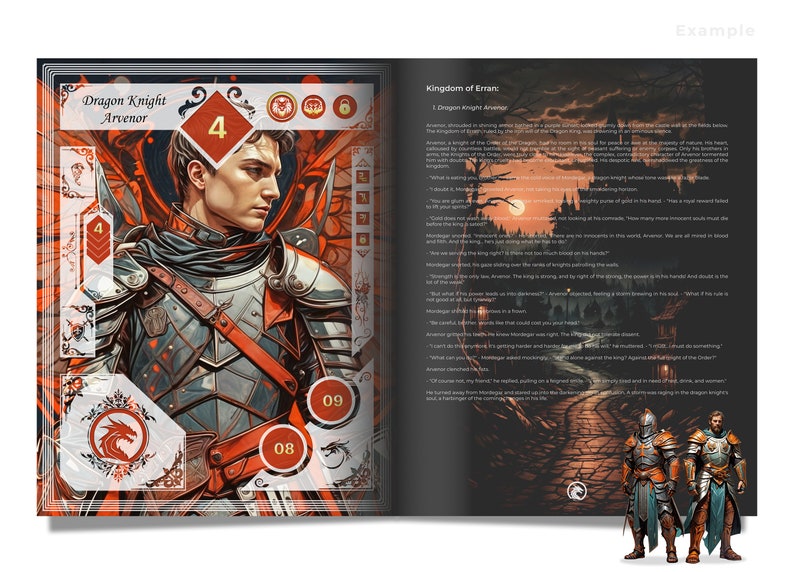 Fantasy Card Game, Tabletop Collectible Card Game, Hero Card Templates ...